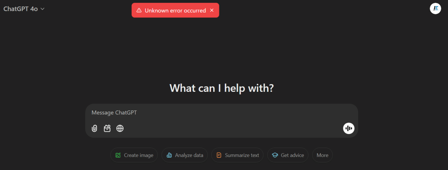 ChatGPT Says “Unknown Error Occurred” for PDF File Uploads – What’s Happening?